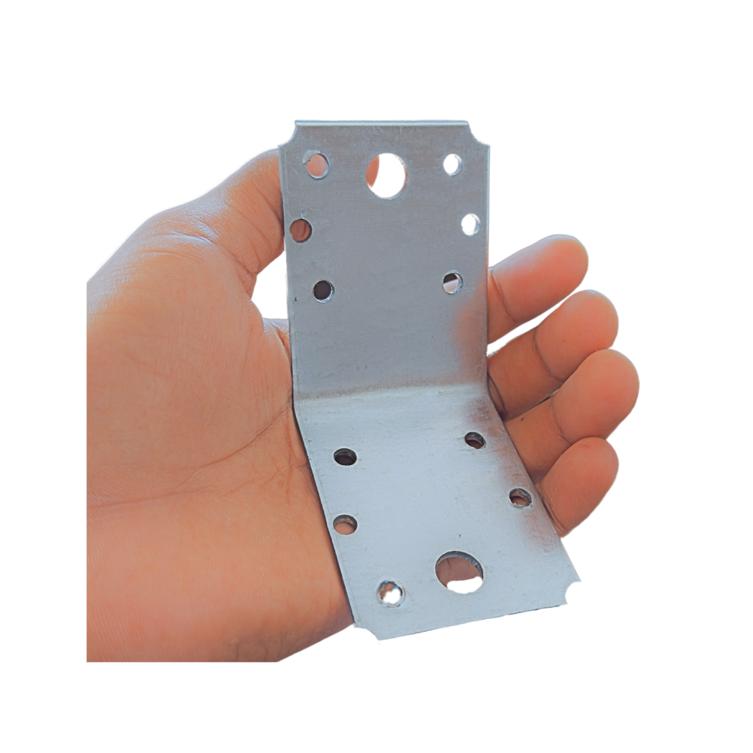 Set 250 coltar perforat pentru lemn Vinclu, , 135 grade, zincat, 105 x ...